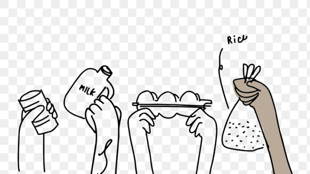 Free: PNG food donation sticker doodle charity… | Free stock ...