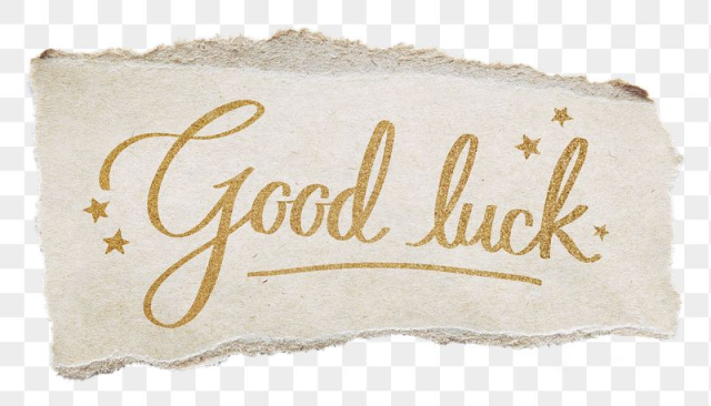 Free: PNG good luck word, gold | Free PNG - rawpixel - nohat.cc