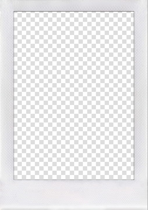 Free: Polaroid Frames, rectangular white panel transparent background ...