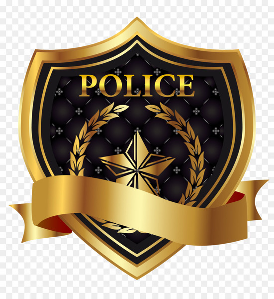 Free: Police Badge Euclidean vector Illustration - Police armband sign ...