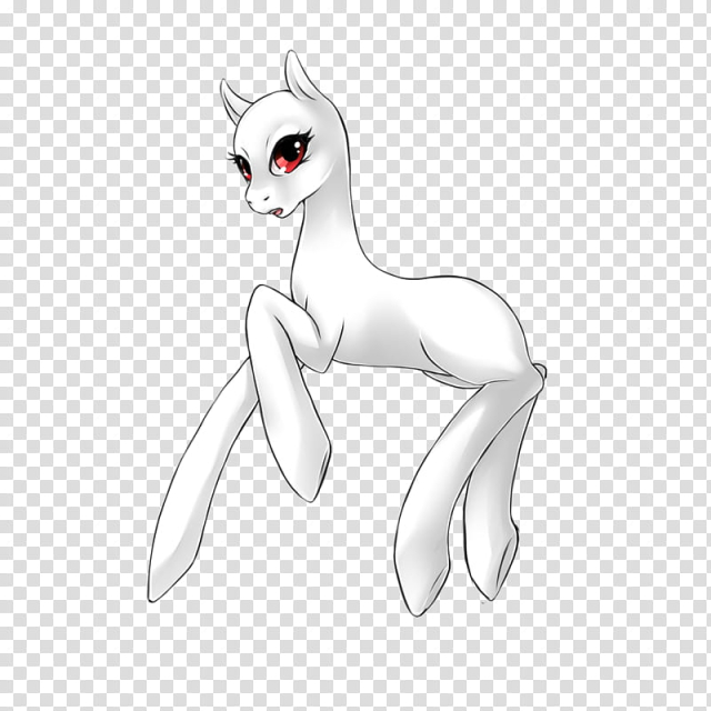 Free: Pony base, white animal transparent background PNG clipart - nohat.cc