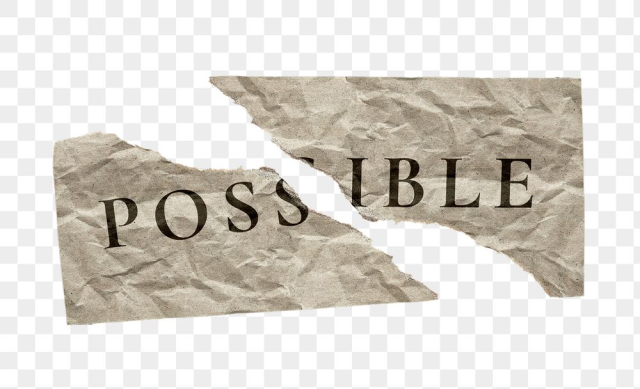 Free: Possible png ripped paper typography | Free PNG - rawpixel - nohat.cc