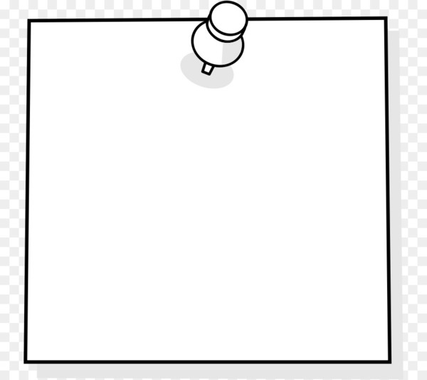 Free: Post-it note Paper Drawing pin Clip art - Post It Note Png - nohat.cc