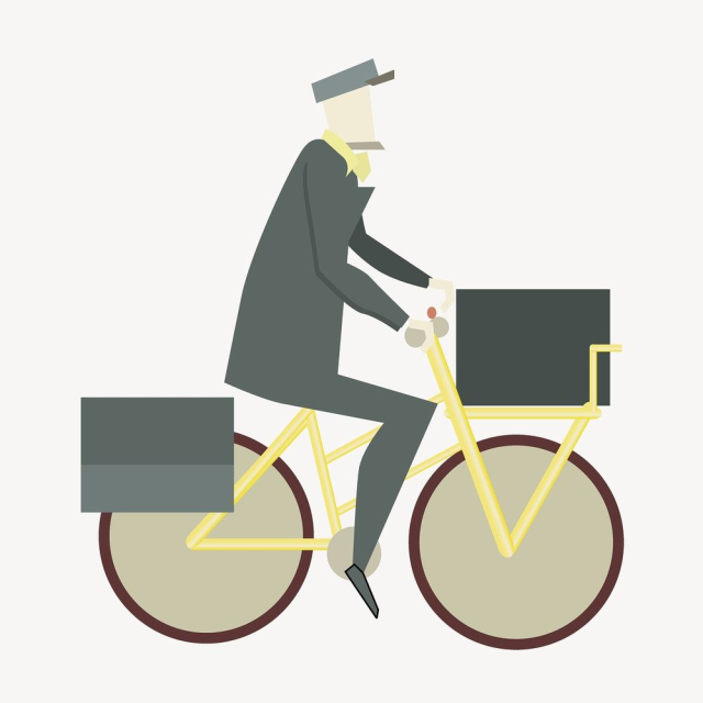Free: Postman collage element, job illustration | Free PSD - rawpixel ...