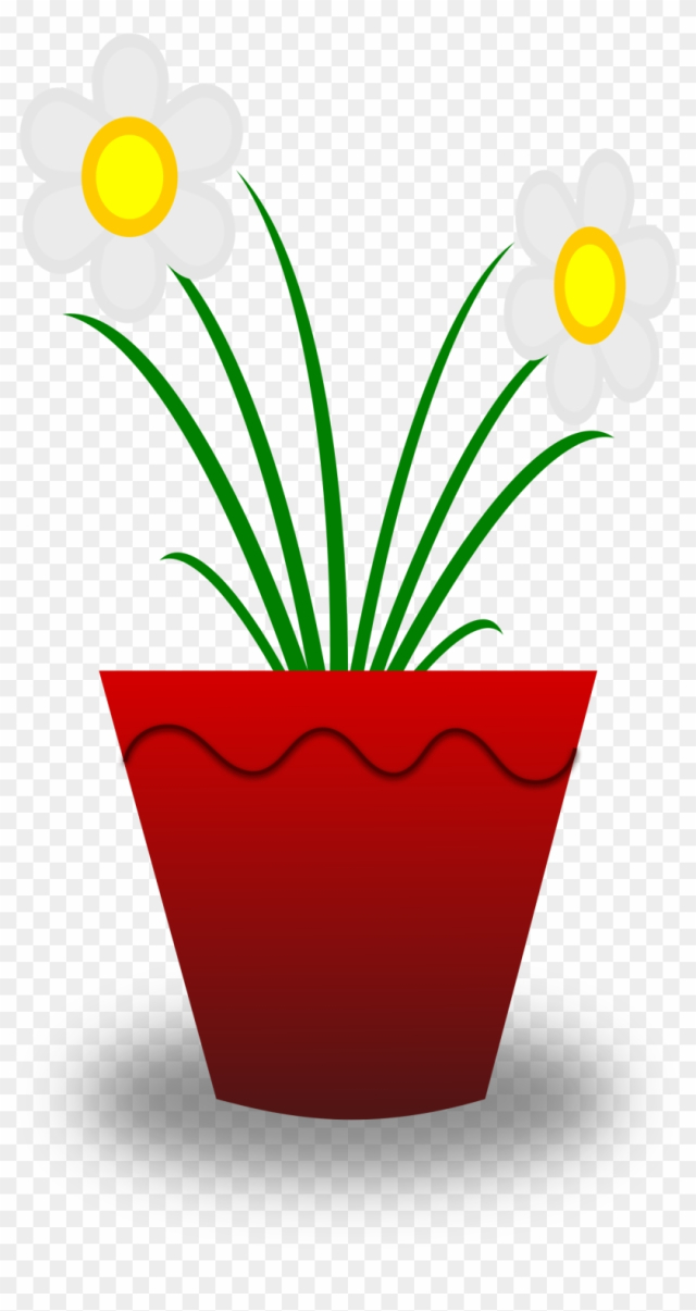 Free: Pot Plant Clipart Big Flower - Flower Growing Animated Gif - nohat.cc