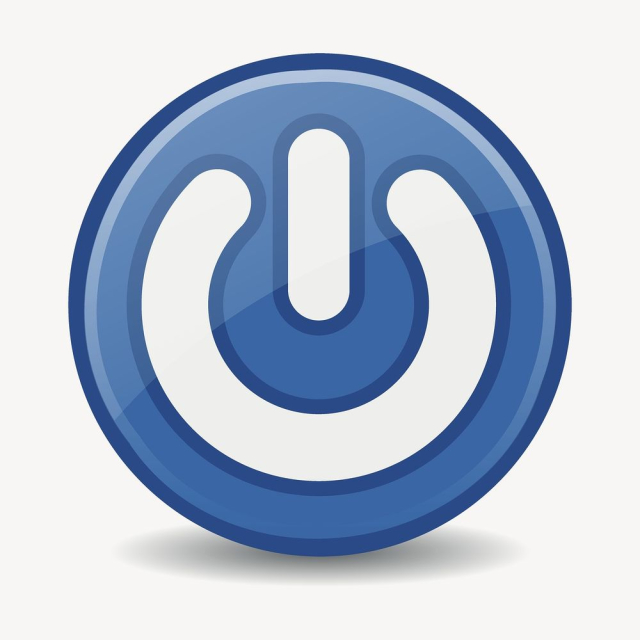 Free: Power button icon collage element, | Free PSD - rawpixel - nohat.cc