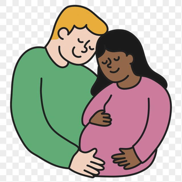 Free: Pregnancy png sticker, parents transparent | Free PNG ...