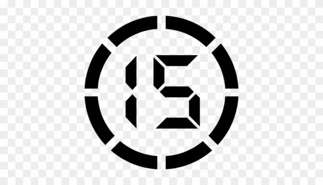 Free: Pretty People Silhouette Clipart Digital Number 15 ...