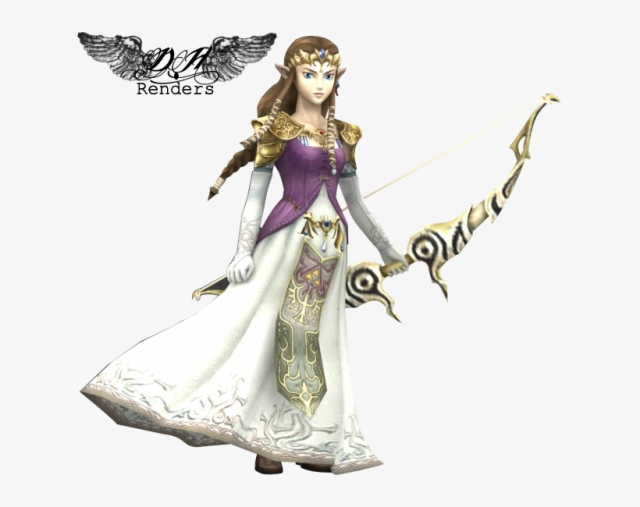 Free: Princess Zelda - Princess Zelda Bow And Arrow Transparent PNG ...