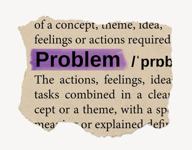 Free: Problem ripped dictionary, editable word | Free PSD - rawpixel ...