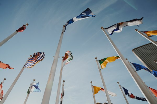 Free: Provincial Flags In Wind - nohat.cc