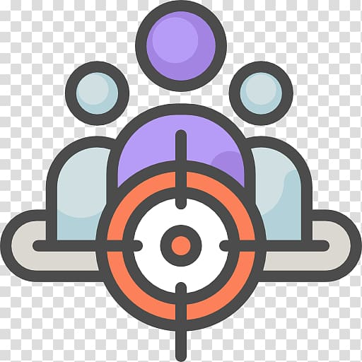 Free: Purple and grey target logo, Target market Target audience ...