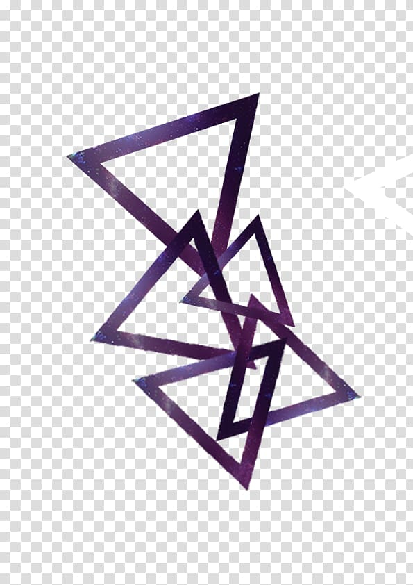 Free: Purple frame , Triangle , Floating triangle transparent ...
