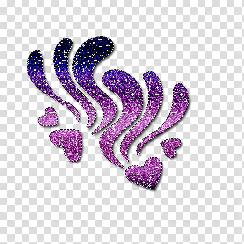 Free: Purple heart glitter transparent background PNG clipart - nohat.cc