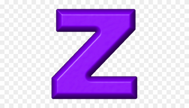 Free: Purple Refrigerator Magnet Z - Purple Z Alphabet - nohat.cc