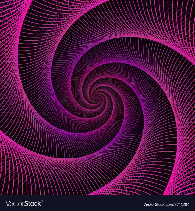 Free: Purple string spiral fractal design vector image - nohat.cc