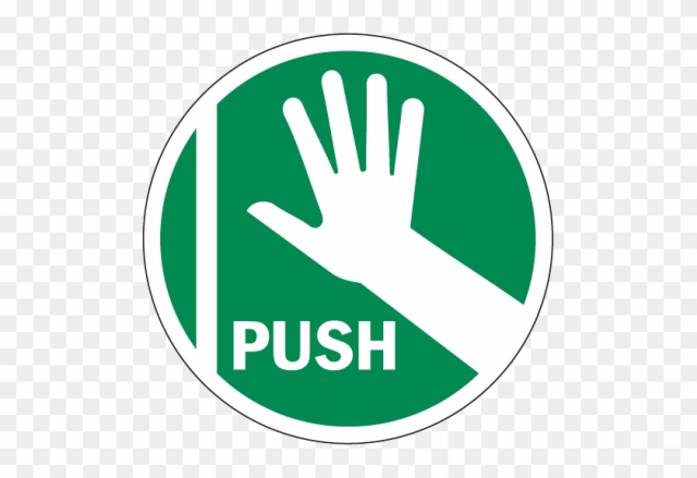 Free: Push Door Images Label - Push Door Sign - nohat.cc