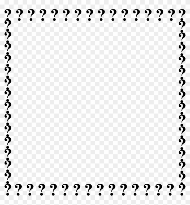 Question Mark Border Clip Art