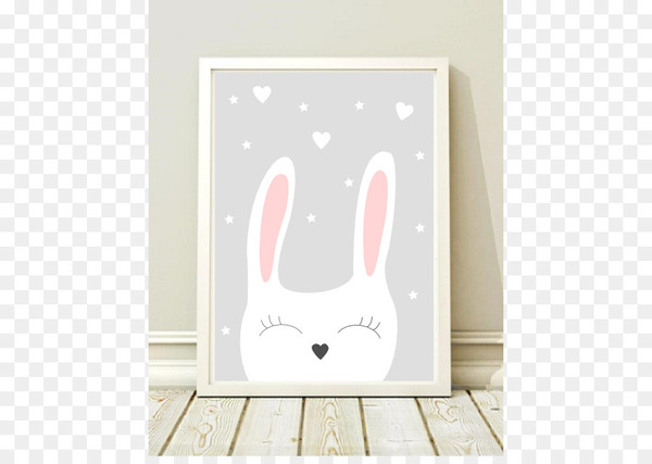 Free: Rabbit Leporids Nursery Child Room - A3 Poster - nohat.cc