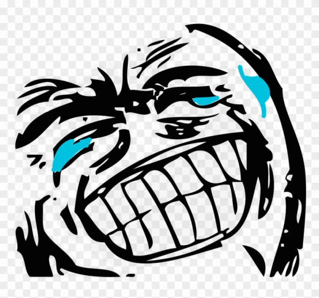 Free: Rage Comic Internet Meme Laughter Trollface - Burst Out Laughing ...