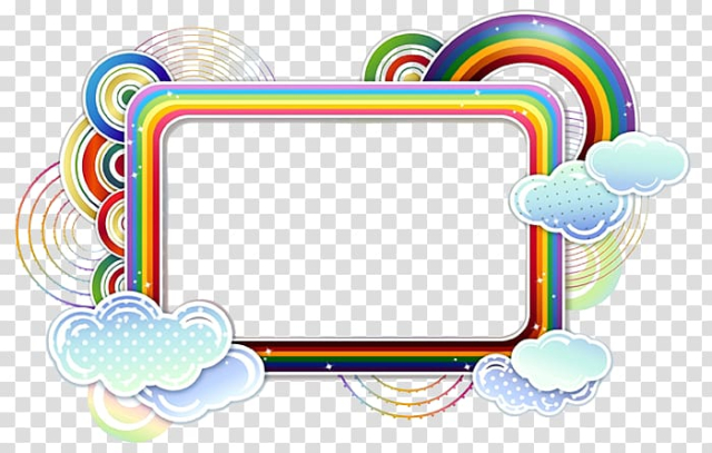 Free: Rainbow border art, Borders and Frames graphics Design ...