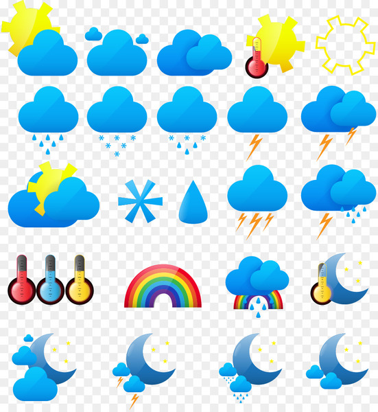 Free: Rainbow Clip art - Vector Weather - nohat.cc