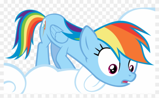 Mlp Rainbow Dash Cloud Vector