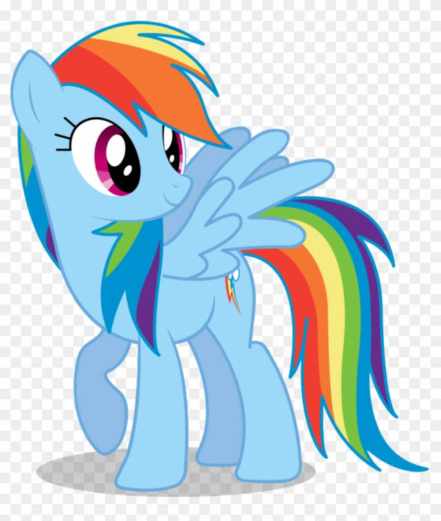 Free: Rainbow Dash Vector - My Little Pony Rainbow Dash - nohat.cc