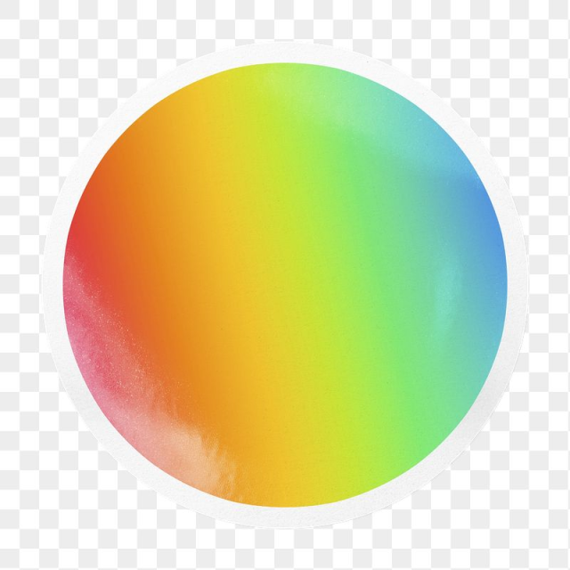 Free: Rainbow gradient png badge sticker | Free PNG - rawpixel - nohat.cc