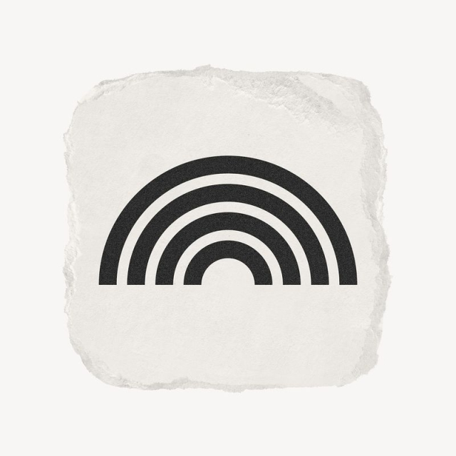 Free: Rainbow icon, ripped paper design | Free Icons - rawpixel - nohat.cc