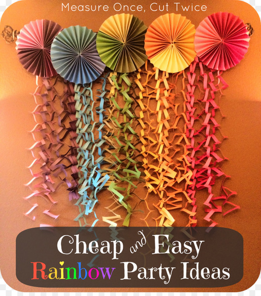 Free: Rainbow party Birthday Paper Party favor - party - nohat.cc