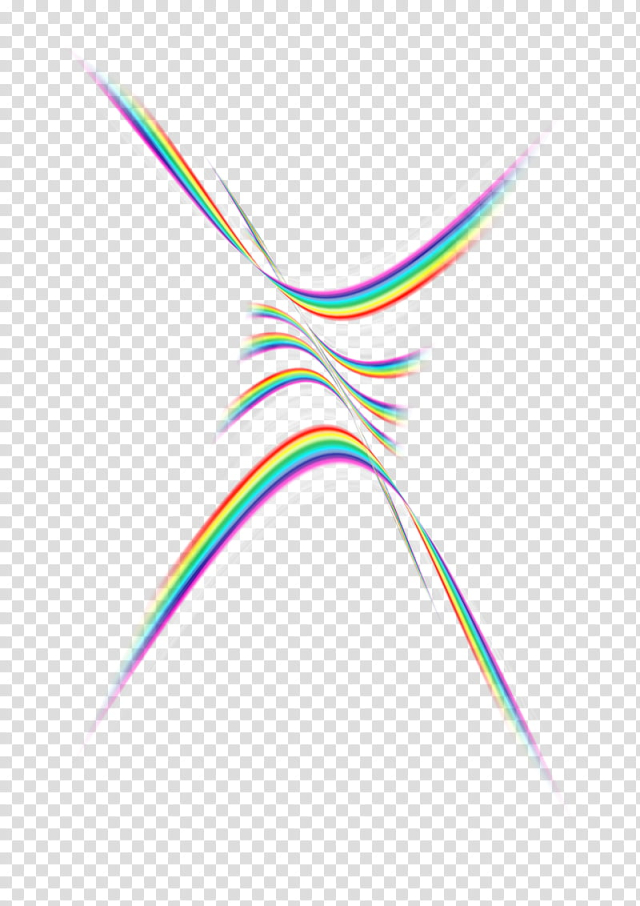 Free: Rainbow stripe, rainbow line illustration transparent background ...