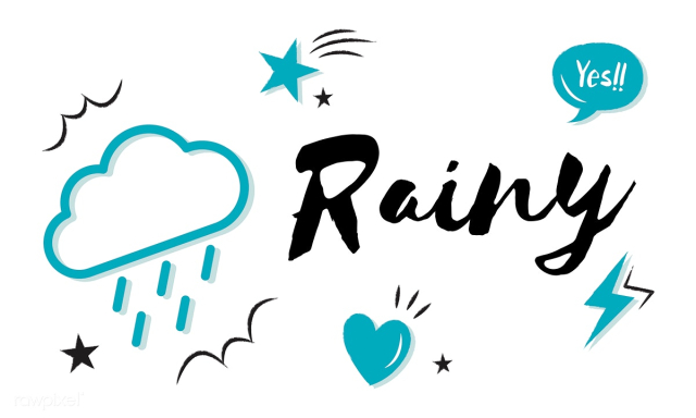 Free: Rainy raining break | Free stock vector - 394248 - nohat.cc