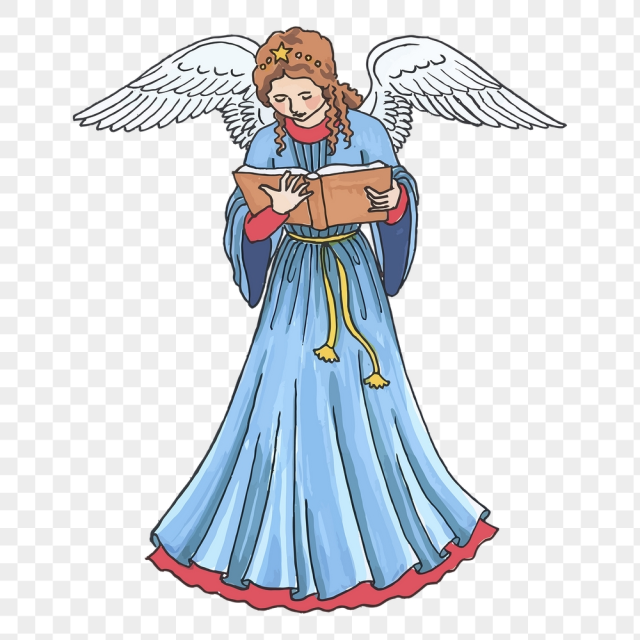 Free: Reading angel png sticker, religious | Free PNG - rawpixel - nohat.cc