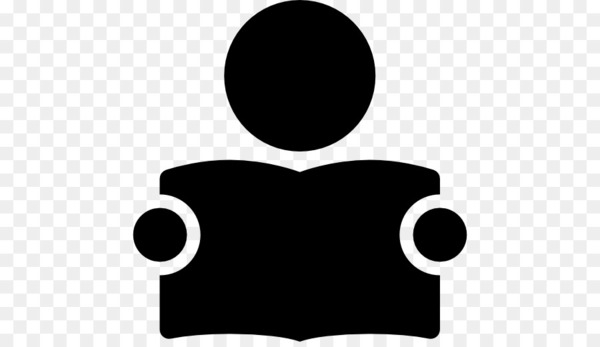 Free: Reading Computer Icons Silhouette - reading - nohat.cc