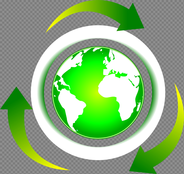 Free: Recycling Earth PNG Transparent Image - nohat.cc