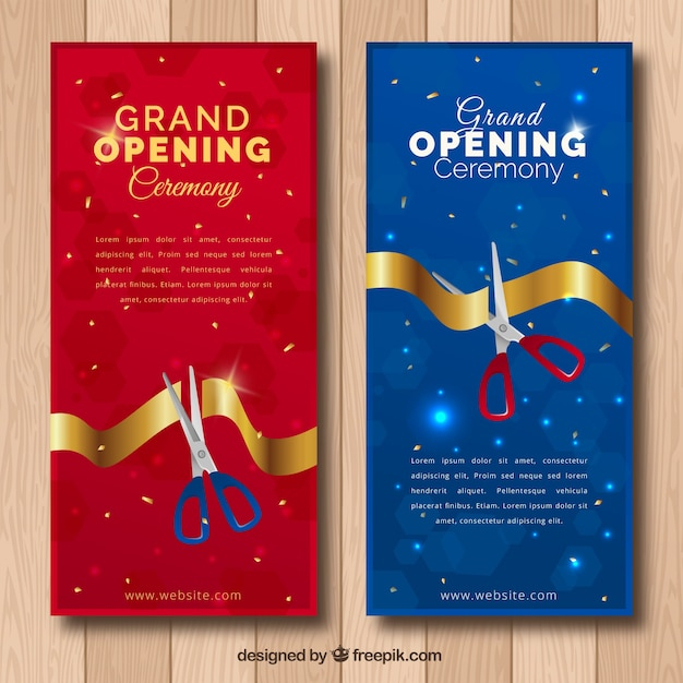 Free: Red and blue inauguration banners - nohat.cc