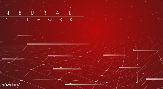 Free: Red neural network illustration | Free stock vector - 555848 ...