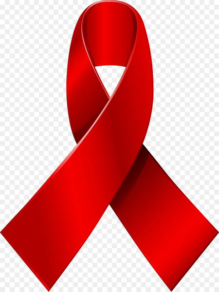 Free: Red ribbon Awareness ribbon Clip art - Vector hand painted red ...