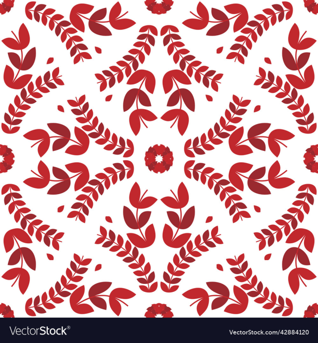 Free: red seamless flower pattern floral texture - nohat.cc