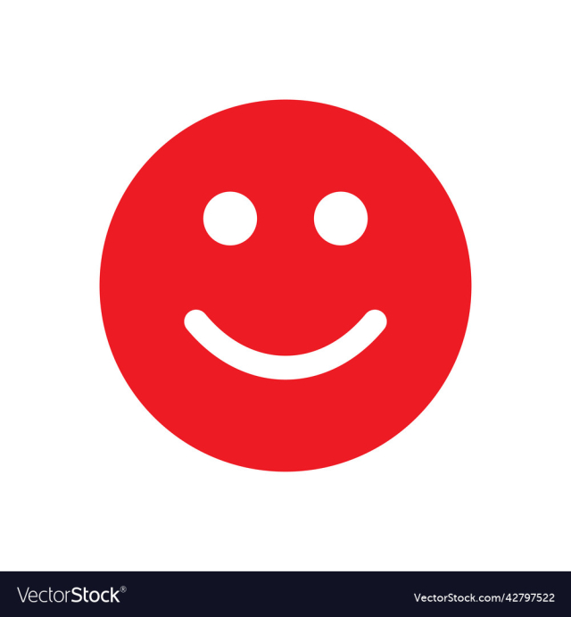 Free: red smile solid icon - nohat.cc
