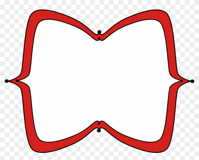 Free: Red Wide Pointy Frame - Borders And Frames Red Png - nohat.cc