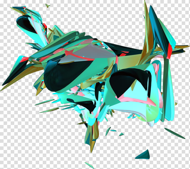Free: RedfoxGfx effekt Cd , green and black abstract illustration ...