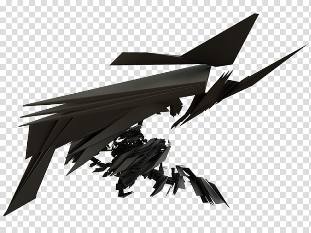 Free: Render, black abstract illustration transparent background PNG ...