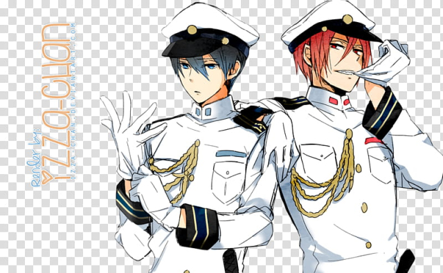 Free: Renders Anime, two male anime characters transparent background ...