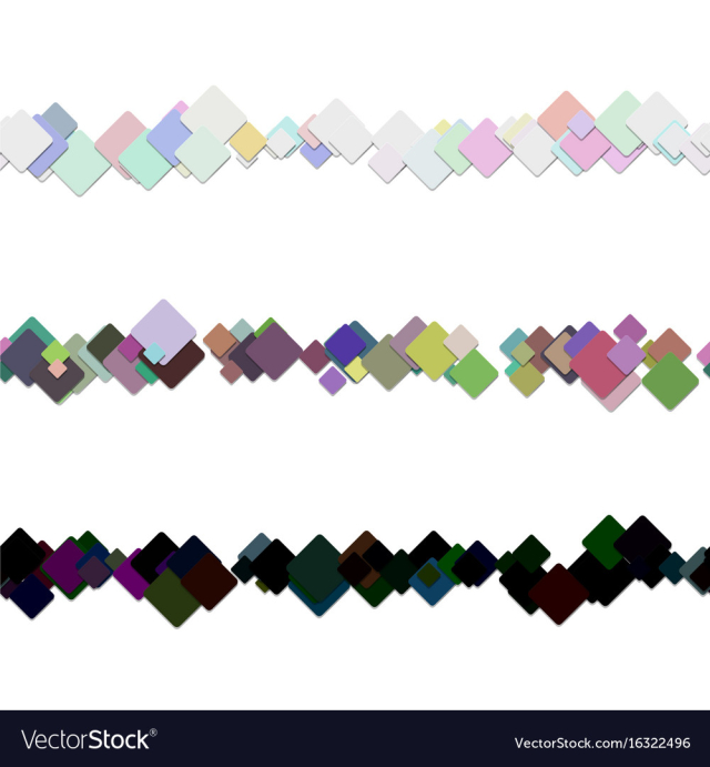 Free: Repeatable square pattern paragraph divider line vector image ...