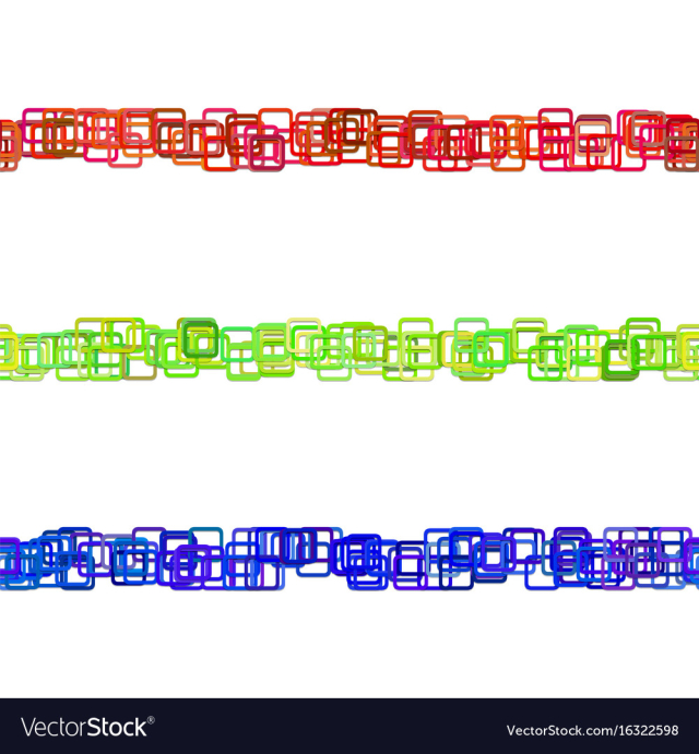 Free: Repeatable square pattern paragraph rule line vector image - nohat.cc