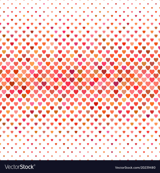Free: Repeating horizontal red heart background pattern vector image ...