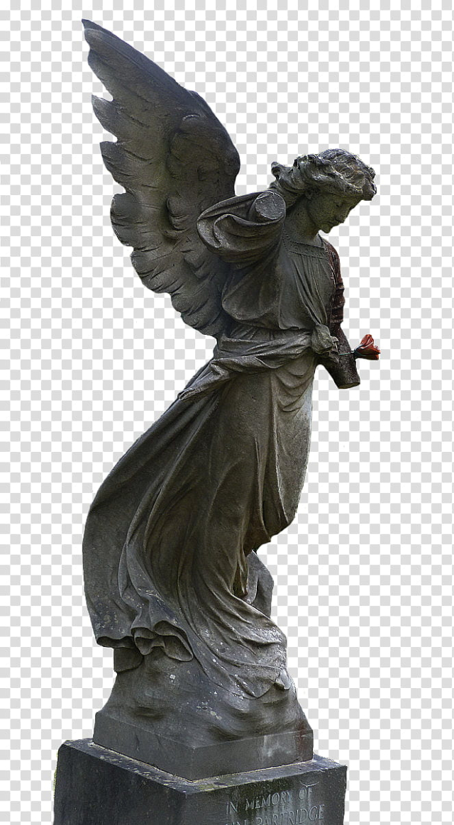 Free: Resources Overexposed, grey angel statue transparent background ...