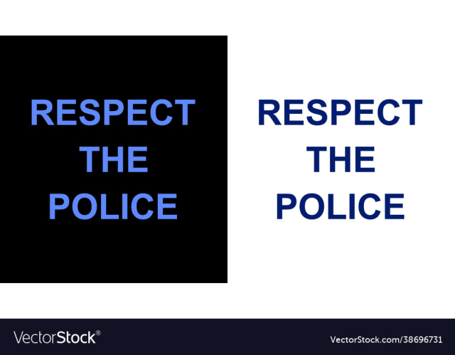 Free: respect police t-shirt design template - nohat.cc